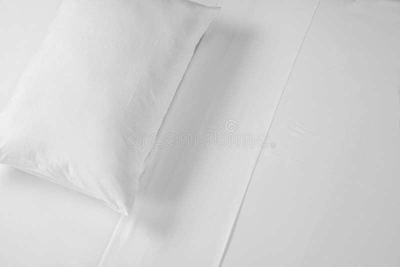 Bed close up. stock photo. Image of bedding, neat, case - 30321668