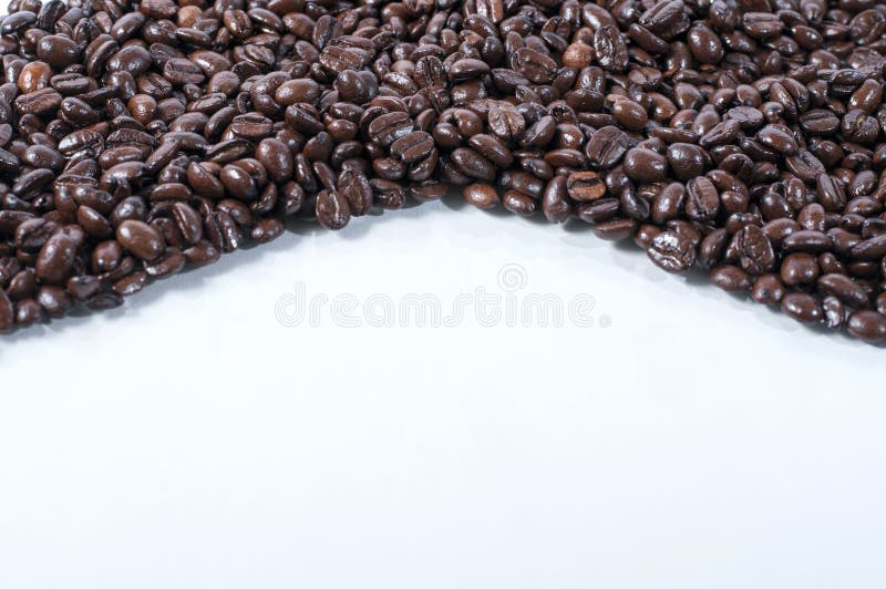 Bed of coffee beans stock photo. Image of dark, roast - 28939342