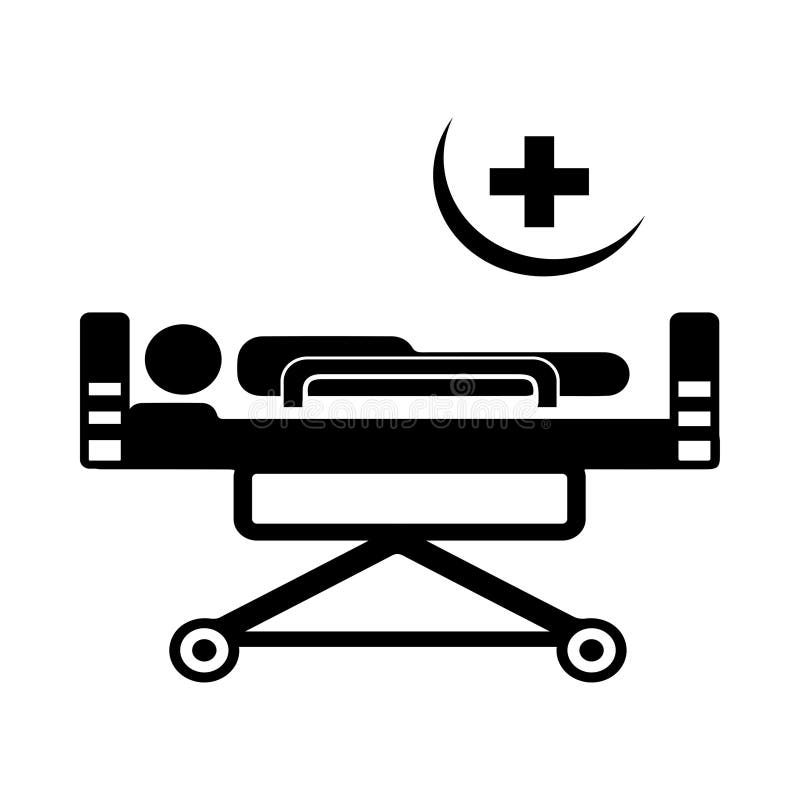 Bed, Hospital, Patient, Hospital Bed, Hospital Patient Bed Icon Stock ...