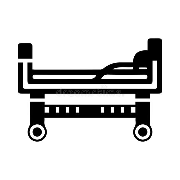 Bed, Hospital, Patient, Hospital Bed, Hospital Patient Bed Icon Stock ...