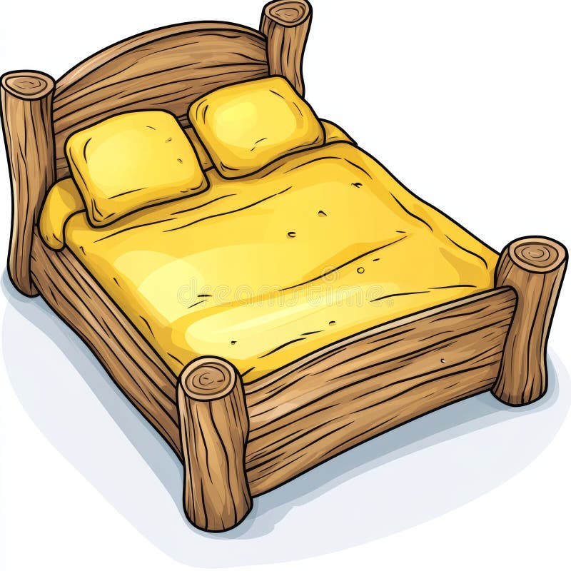 A Bed Icon for Accommodations Featuring a Clear Design and a ...