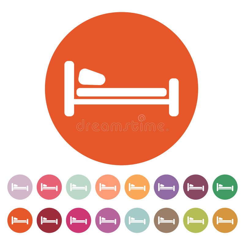 Flat Icon Hotel Bed Stock Illustrations – 11,164 Flat Icon Hotel Bed ...