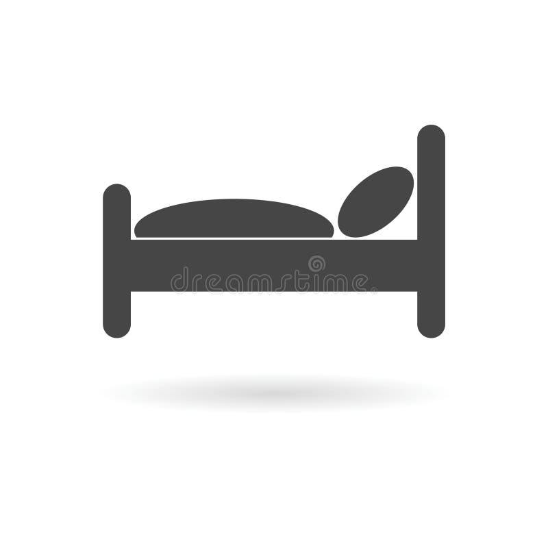 Bed Icon, Hotel icon stock vector. Illustration of room - 169570483