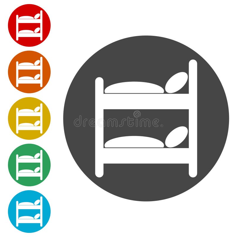 Bed Icon, Hotel icon stock vector. Illustration of room - 169570483