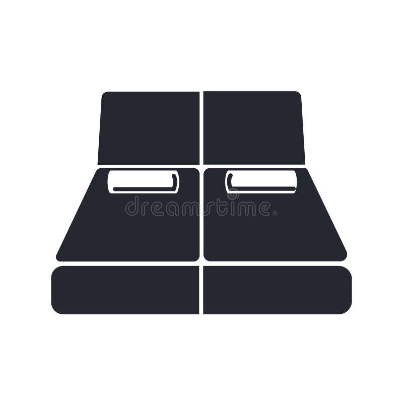 Mattress Icon Vector Sign and Symbol Isolated on White Background ...