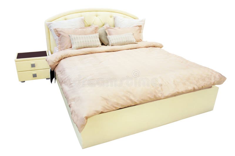 Bed stock image. Image of sleep, wood, shot, ideas, blanket - 5277791