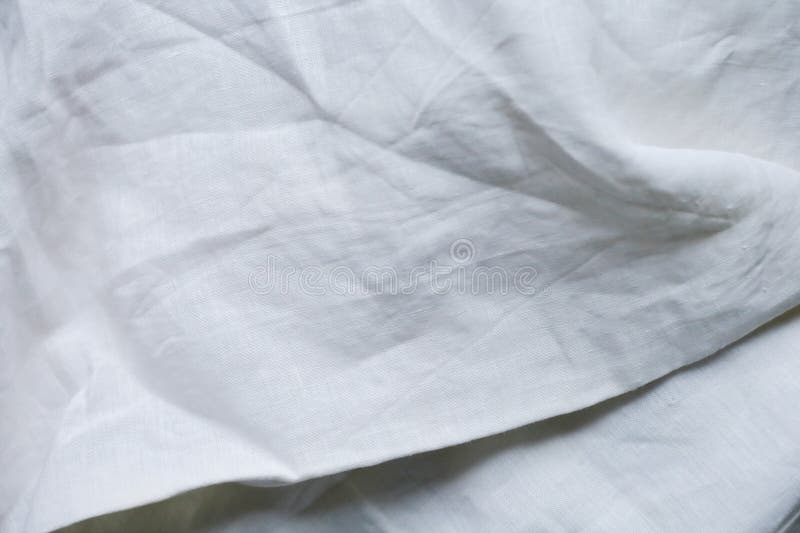 Bed Linen Clothes Fabric Texture White Background Stock Image - Image ...