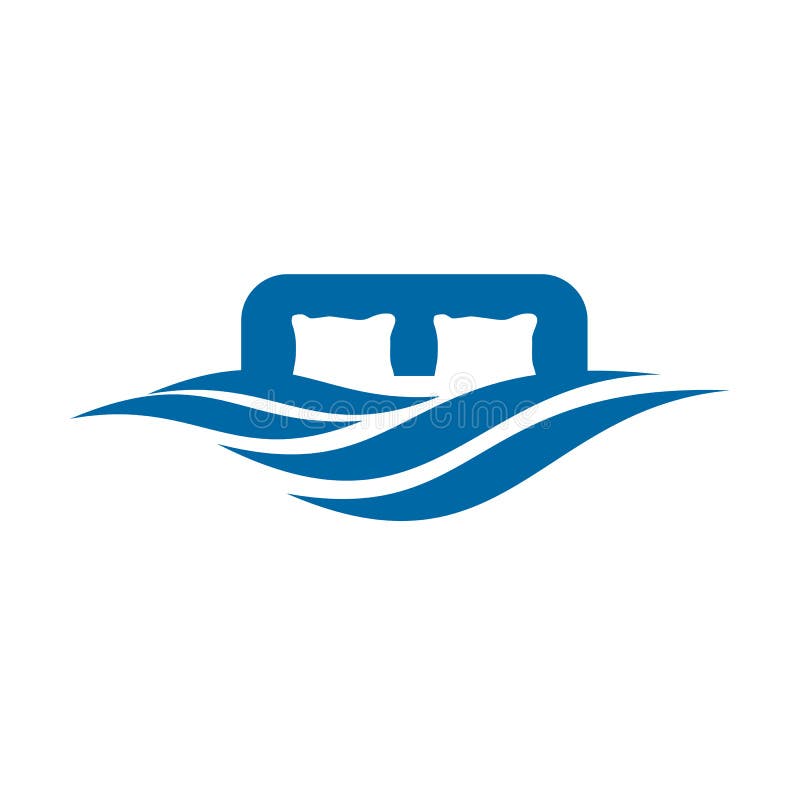 Bed Logo Icon Design Template Stock Vector - Illustration of hotel ...