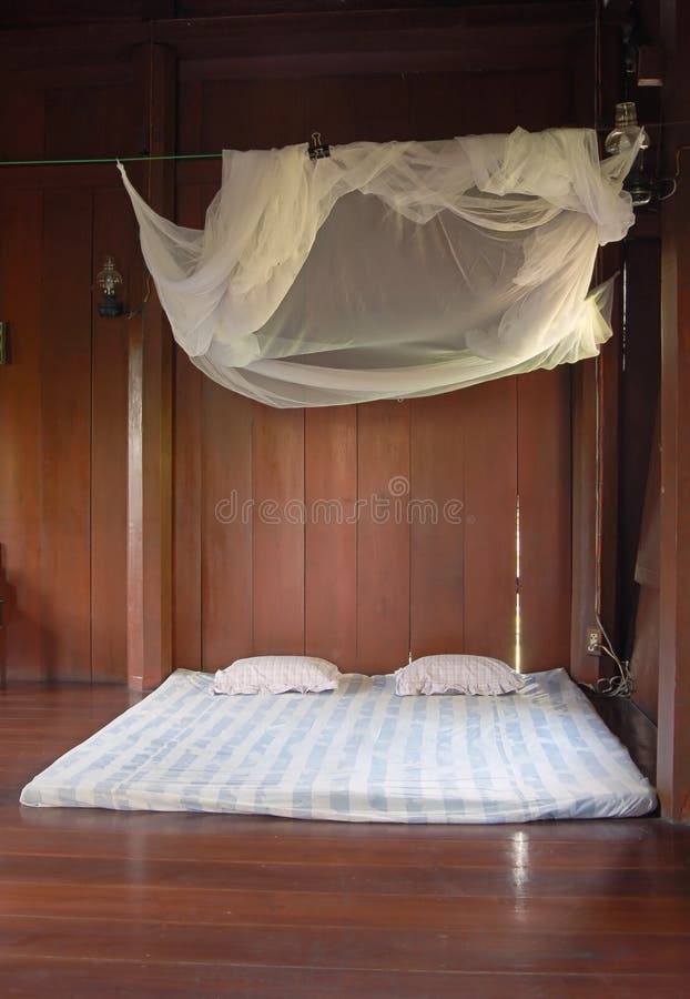 Bedroom Mosquito Net Guest House Bequia Stock Image - Image of mosquito ...