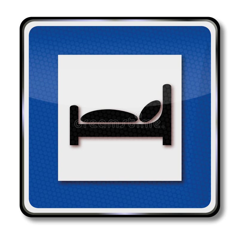 Icons For Rest - Road Hotel Signs Stock Vector - Illustration of road ...