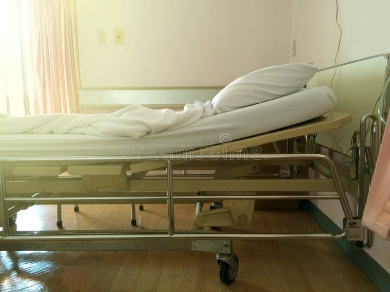 Bed Patients in the Hospital. Stock Photo - Image of ambulatory, clinic ...
