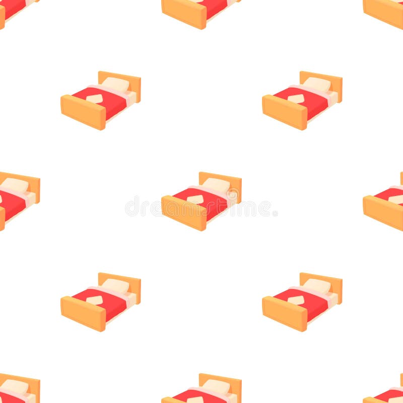 Bed Pattern Seamless Vector Stock Vector - Illustration of bedtime ...