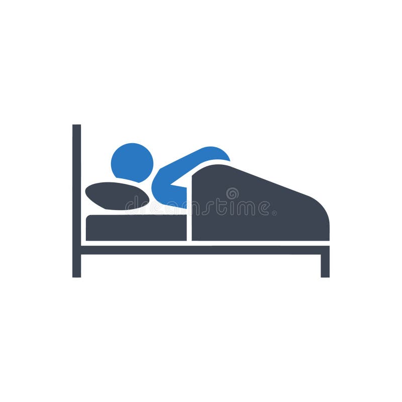 Bed Rest Recovery Icon stock vector. Illustration of healthcare - 376291085