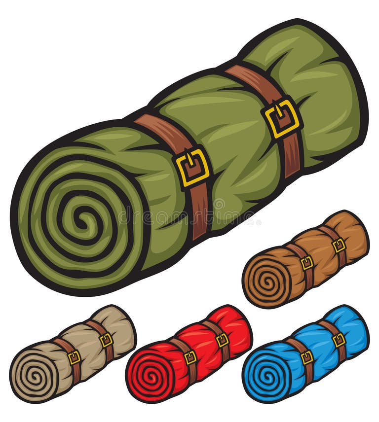 Bed Roll Stock Illustrations – 2,259 Bed Roll Stock Illustrations ...