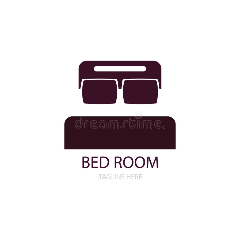 Bed room logo vector stock vector. Illustration of store - 173775389