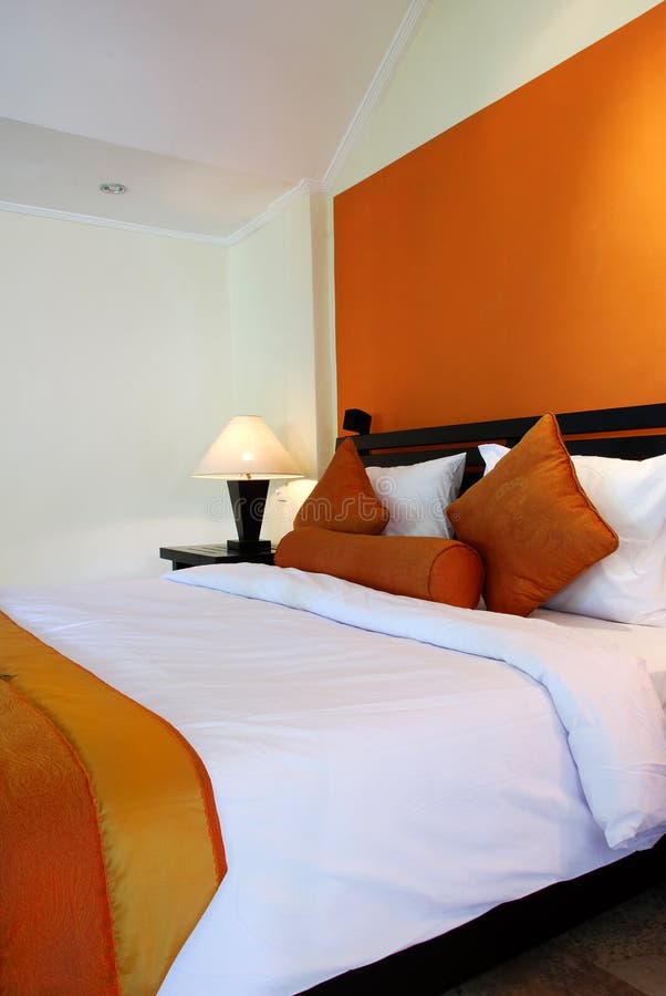 Bed room interior stock image. Image of hotel, cosy, sleep - 1516023