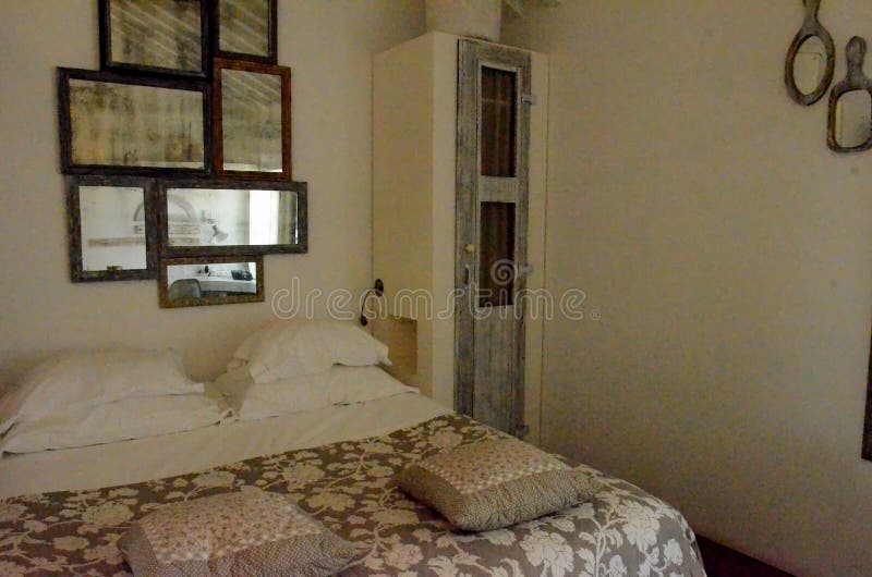 Bed Room in a Typical Rural House Editorial Stock Photo - Image of ...