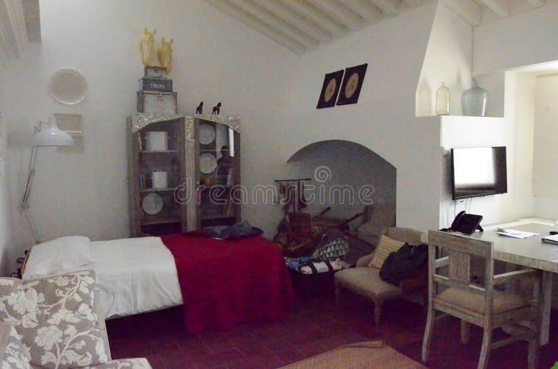 Bed Room in a Typical Rural House Editorial Photo - Image of bedroom ...