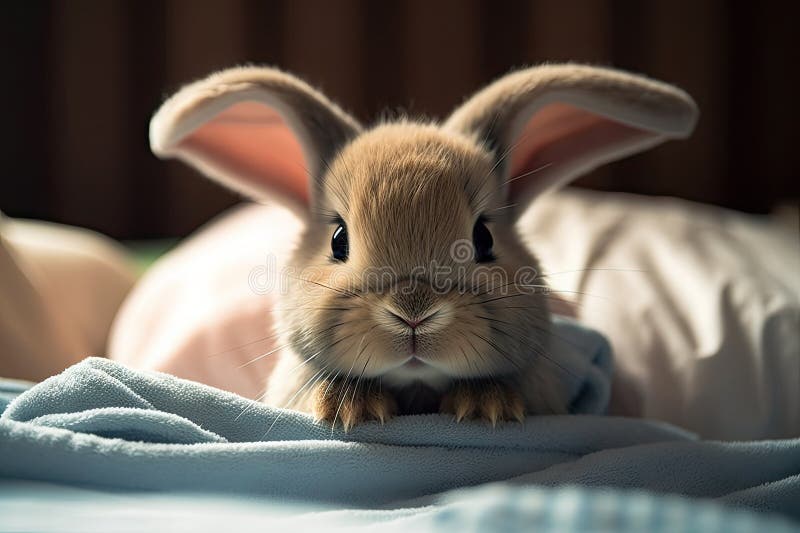 Sick bunny stock vector. Illustration of garden, scarf - 12980409