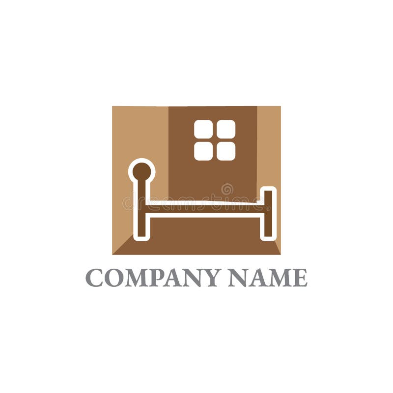 Bed and Sleep Logo Vector Inspiration Stock Vector - Illustration of ...