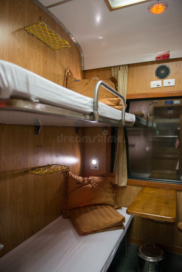 4-bed sleeper train stock image. Image of sleeper, couch - 51822717