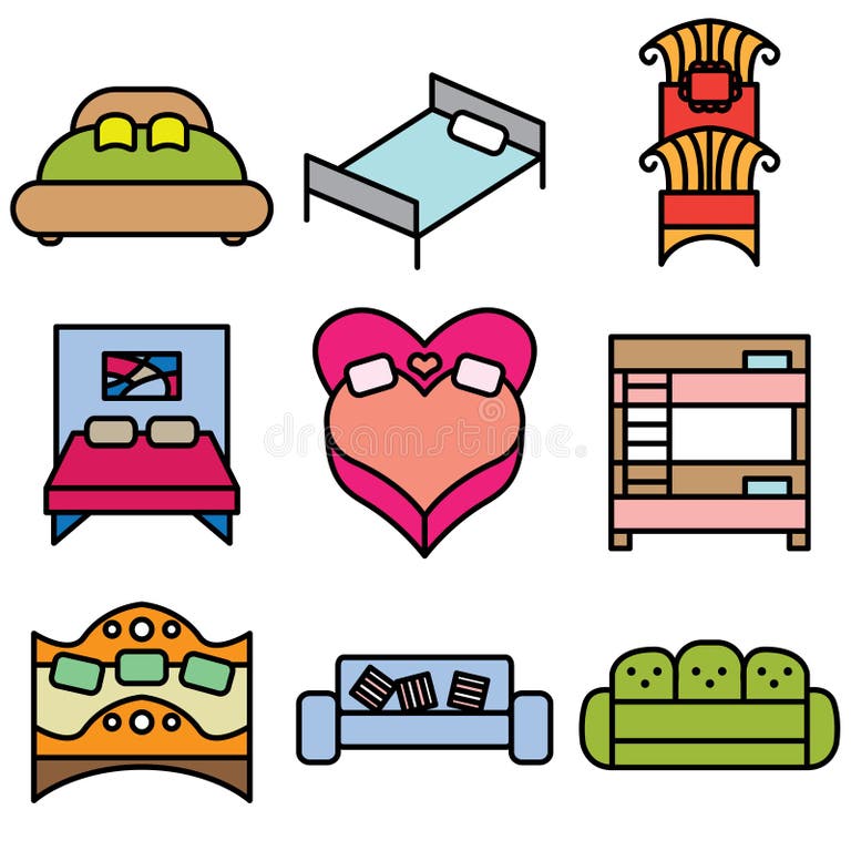 Simple Beds Stock Illustrations – 436 Simple Beds Stock Illustrations ...
