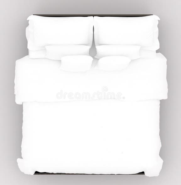 Bed Sheet Top View White Stock Illustrations – 731 Bed Sheet Top View ...