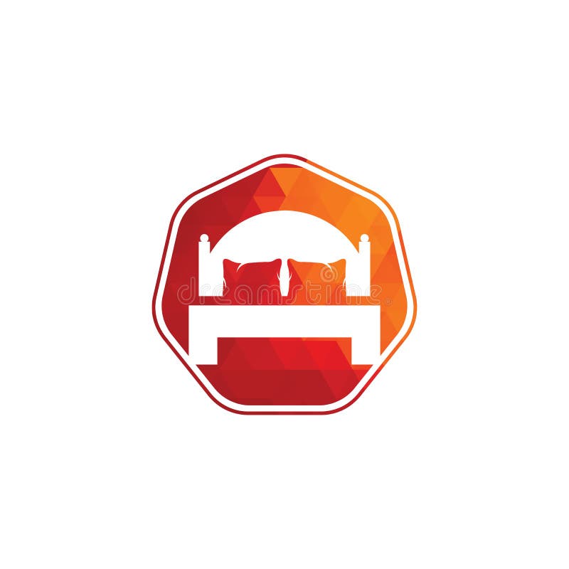 Bed Vector Logo Design. Bed Store Icon Logo Stock Vector - Illustration ...