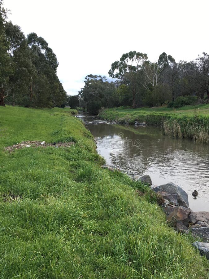Lake stock image. Image of land, lake, melbourne, water - 107158627