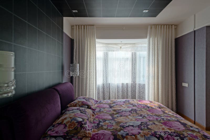 Bedchamber stock image. Image of lighting, living, suitable - 40279293