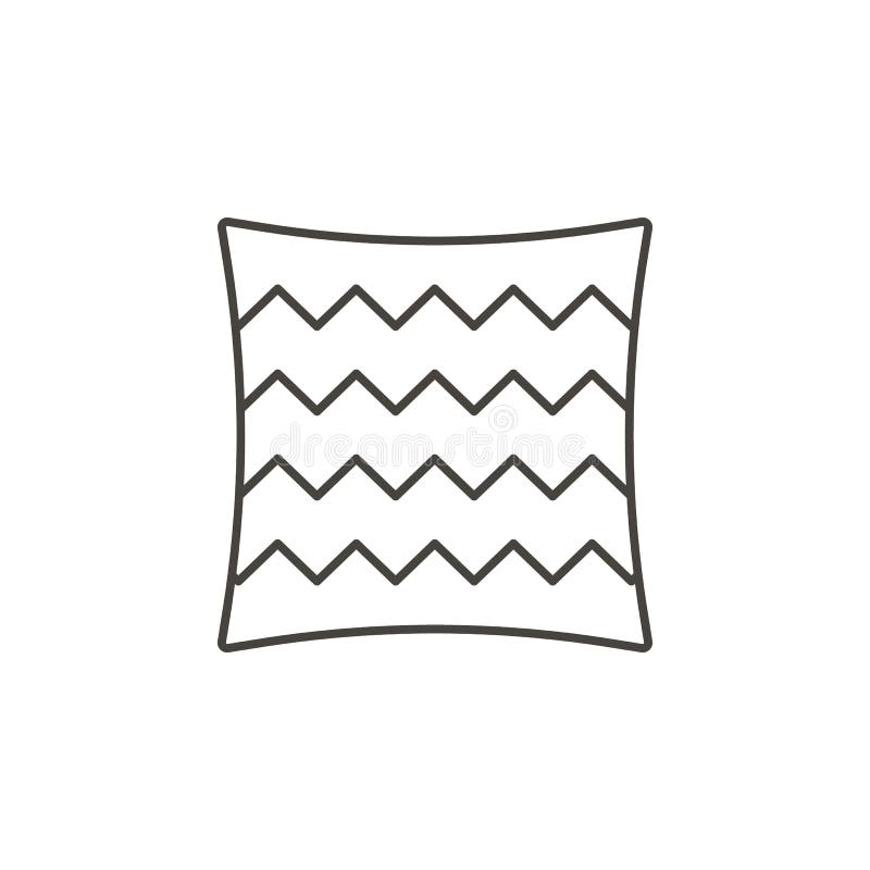Bedding, Cushion Icon - Vector. Simple Element Illustration Natural ...