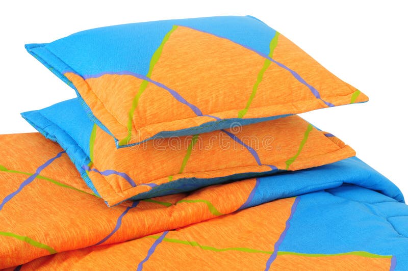 Bedding set. Isolated stock image. Image of path, furniture - 13344641