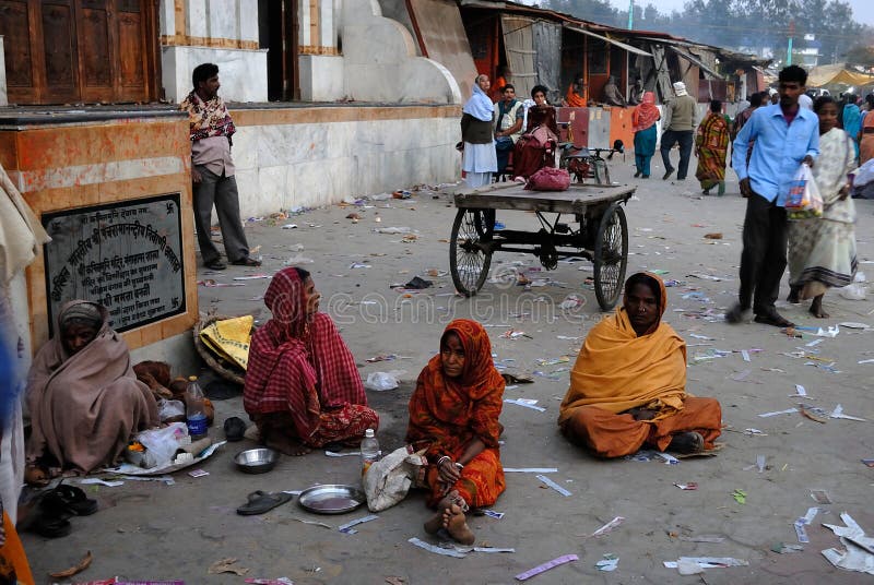 Bedelaars in India redactionele afbeelding. Image of etnisch - 49853945