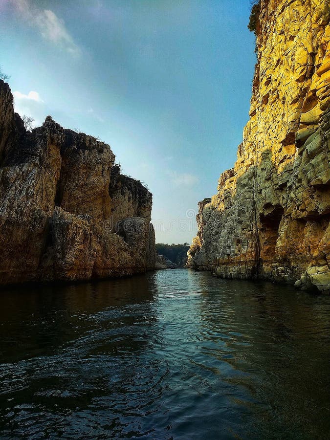 Bedha Ghat stock image. Image of scene, mountains, bedha - 210268339