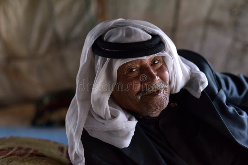 A bedouin from Jordan editorial photography. Image of eastern - 71555287