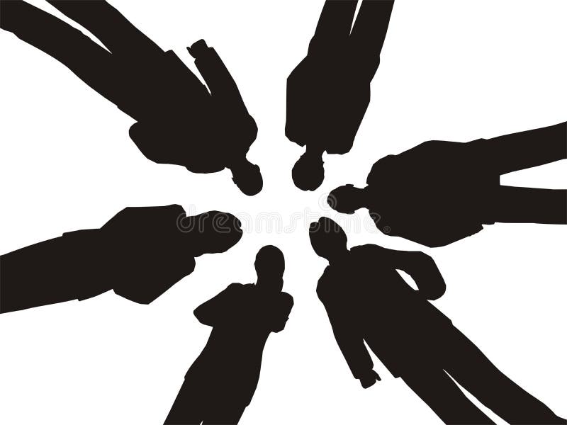 Bedrijfs overleg 2 vector illustratie. Illustration of zaken - 2218084