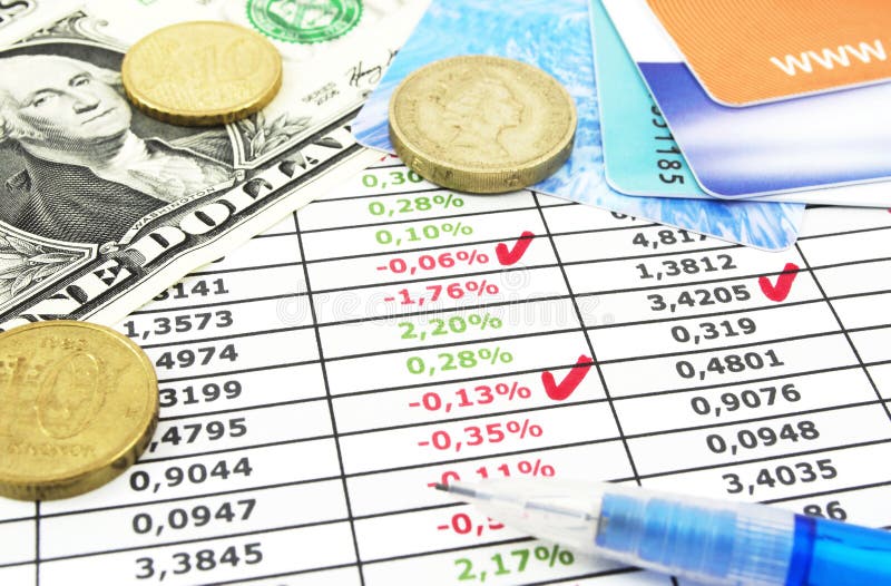 Bedrijfs rapportering stock foto. Image of groei, financiën - 16835486