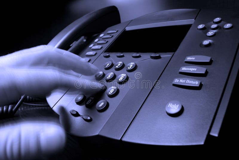 Bedrijfs Telefoongesprek stock foto. Image of bespreking - 8846108