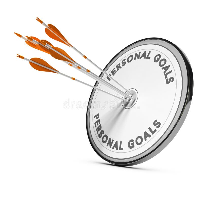 Bedrijfsconcept, Persoonlijke Doelstellingen Stock Illustratie ...
