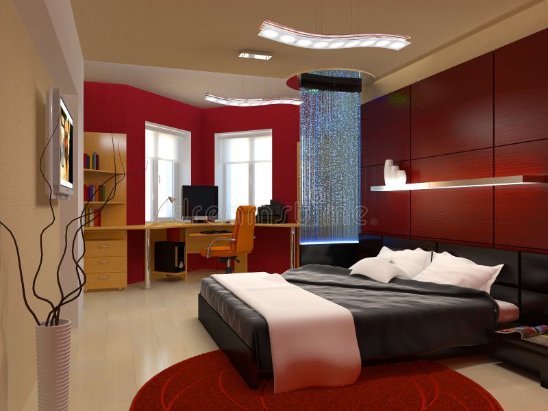 Exclusive Sleeping Furniture Design Bedroom With Aerial View Bed And ...