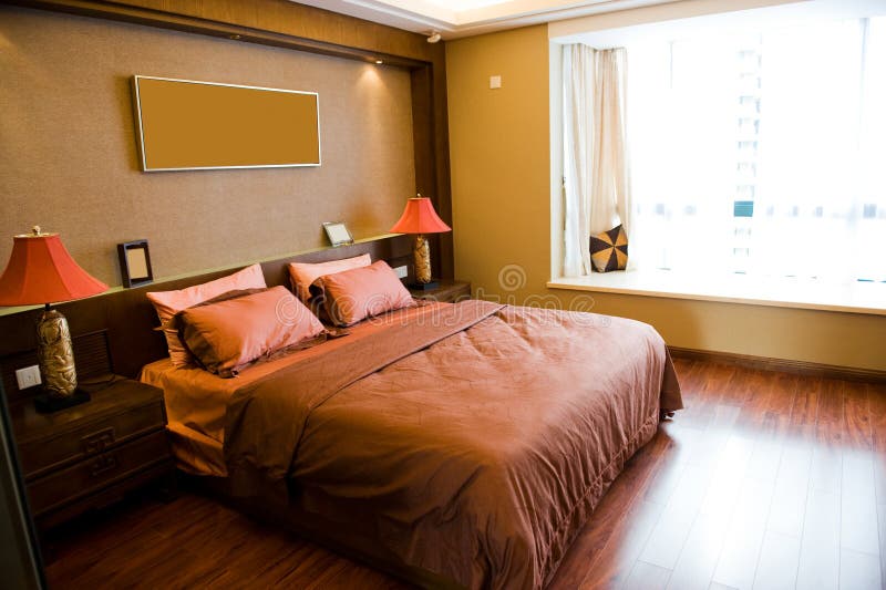 Bedroom stock image. Image of indoor, covers, frame, home - 15516577