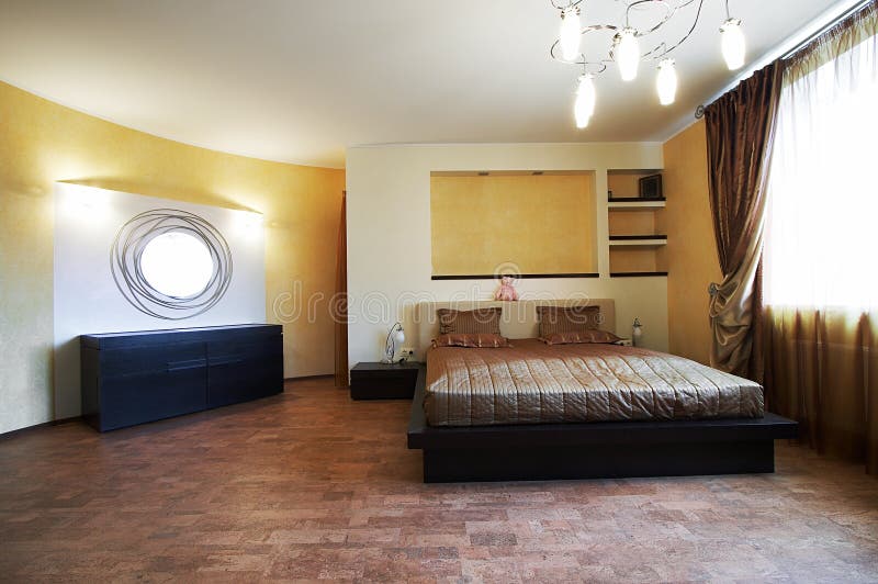 Really nice looking bed stock image. Image of skylight - 11513257