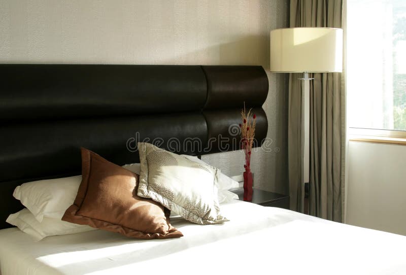 Bedroom in Viva Magenta and Dark Burgundy Colours Interior Design ...