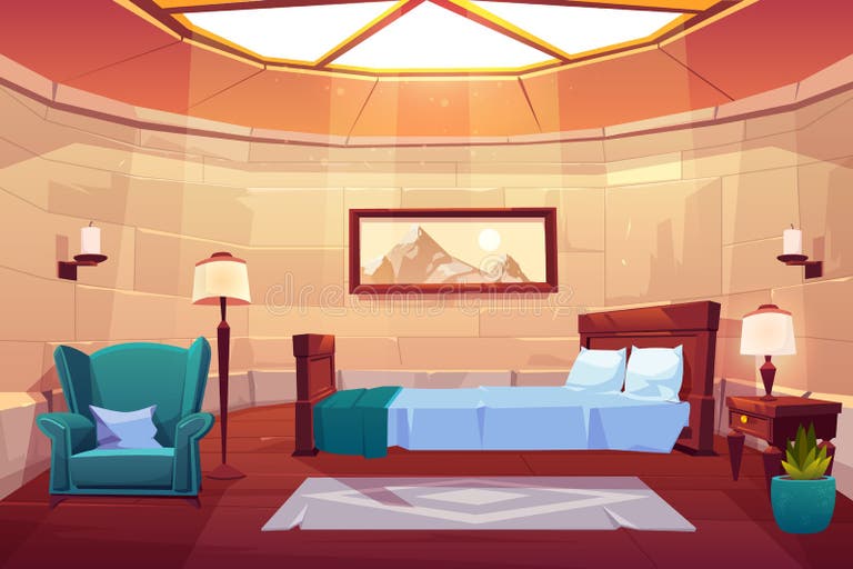 Castle Interior Bedroom Stock Illustrations 664 Castle Interior