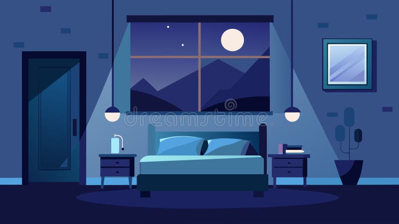 A Bedroom with Dim Lighting and No Electronics Allowed Creating a ...