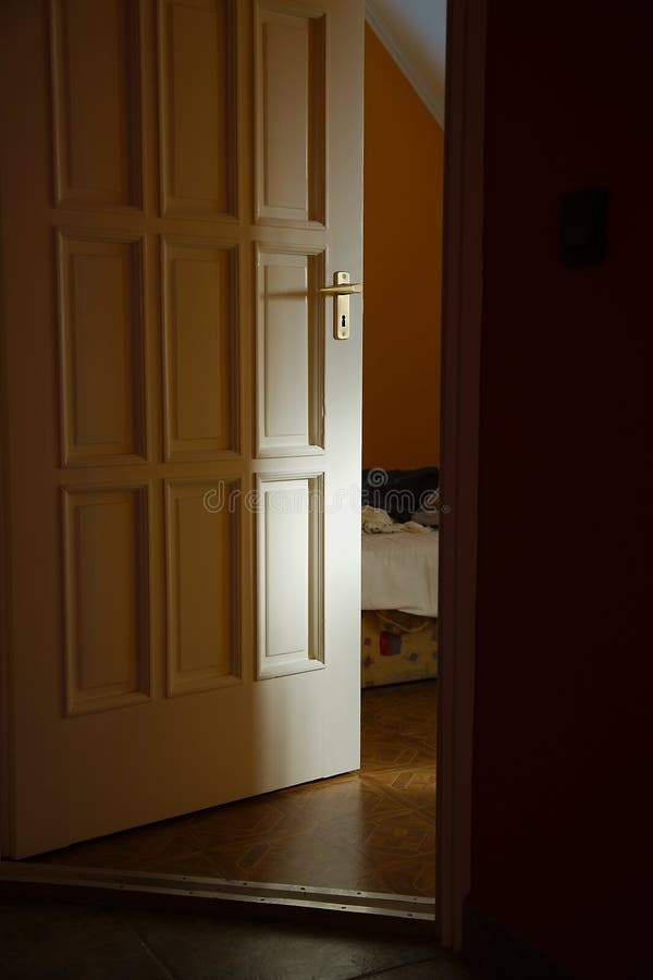 Bedroom Door At Night