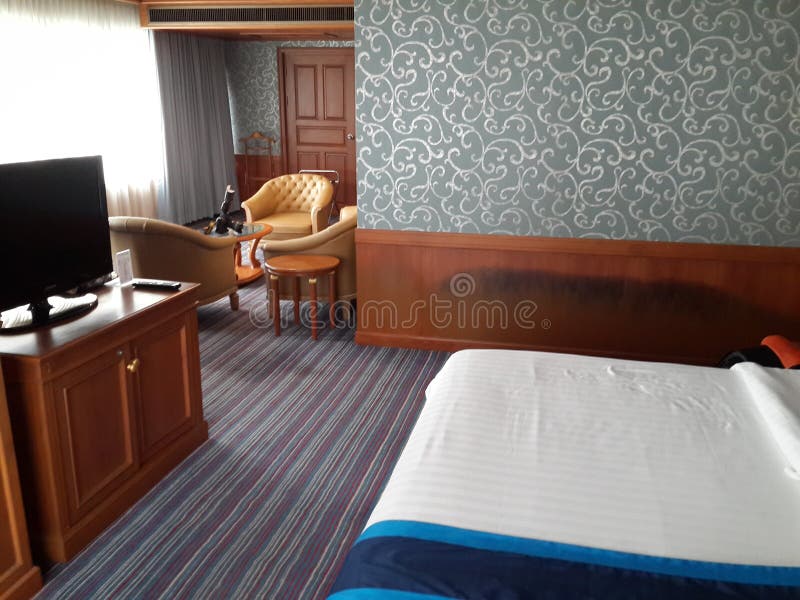 Bedroom Furniture Comfort Design Stock Photo - Image of fashion, wall ...