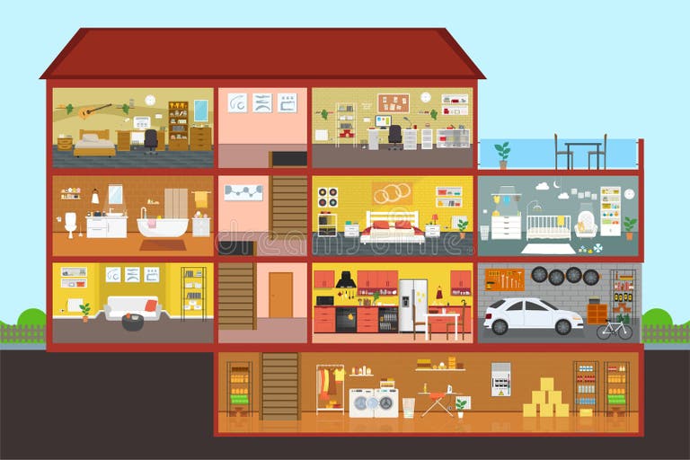 Modern Boiler Room Interior Stock Illustrations – 1,108 Modern Boiler ...