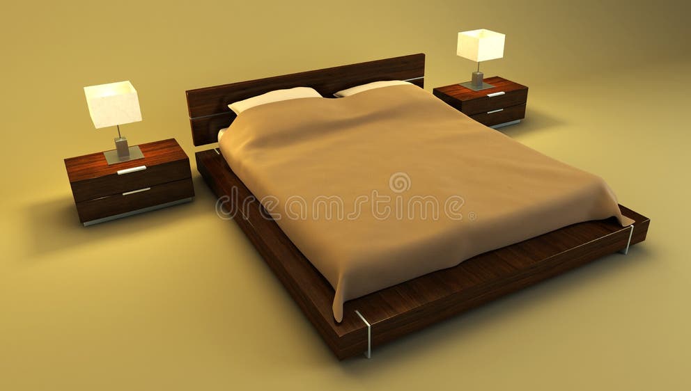Bedroom interior stock illustration. Illustration of style - 5311733