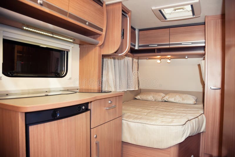 Interior of a Modern Camper Van Editorial Photography - Image of europe ...